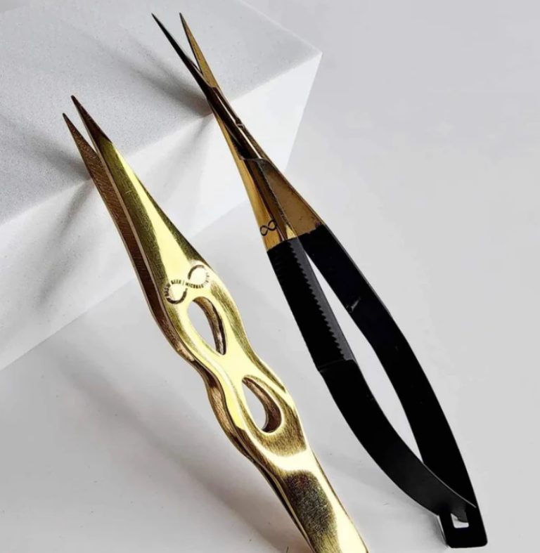 Infinity Spring Loaded Brow Scissors - The House of Beauty